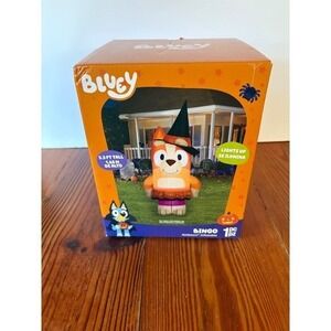 Bluey | Holiday | Bluey Bingo Halloween Inflatable 55 Ft Tall Light Up ...